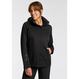 Killtec Damen Funktionsjacke "KOS 133 WMN JCKT", schwarz, Gr. 38, unifarben, Web, Obermaterial: 100% Polyester. Futter: 100% Polyester, Jacken, mit