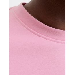 Jack & Jones JACK & JONES Herren Sweatshirt "JJESOHO SWEAT CREW NECK NOOS"prism pink, Gr. S, bedruckt, angeraute Sweatware, Obermaterial: 80% Baumwolle, 20%