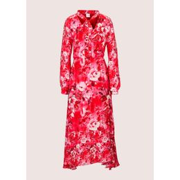 Madeleine Mode MADELEINE Damen Druckkleid "Druckkleid Stretchkleid mit Blumenmuster", bunt, Modern, Gr. 46, Obermaterial: 100% Viskose CV., Kleider, Mit Bindeband