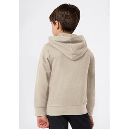 Champion Jungen Kapuzensweatshirt "ICONS CONTRAST Terry Hoodie", beige, Gr. L, Obermaterial: 54% Baumwolle, 46% Polyester, Sweatshirts, mit Kapuze,