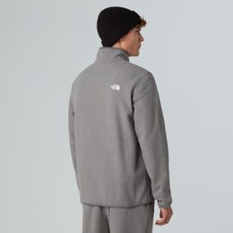 The North Face Herren Fleecepullover "M GLACIER FLEECE 1/4 ZIP JACKET", grau, Gr. L, Obermaterial: 100% Polyester, Sweatshirts, 1/4-langer