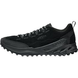 Keen Herren Sneaker "JASPER ZIONIC", Gr. 45schwarz, alloy, Leder, Synthetik, Schuhe, aus Leder, atmungsaktiv