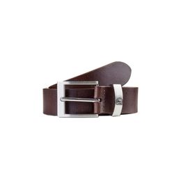 Lerros Herren Lederg&uuml;rtel "G&uuml;rtel mit Metallelementen", braun, Gr. 85, Leder, G&uuml;rtel