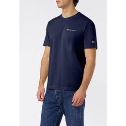 Champion Herren T-Shirt "ICONS CONTRAST SS Tee"nny, ns, Gr. S, Obermaterial: 100% Baumwolle, Shirts, Kurzarm, mit Rundhalsausschnitt, aus Baumwolle,