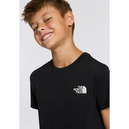 The North Face M&auml;dchen T-Shirt "TEEN SIMPLE DOME REGULAR SS TEE", schwarz, Gr. M, unifarben, Jersey, Obermaterial: 60% Baumwolle, 40% Polyester,
