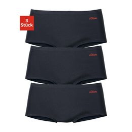 s.Oliver Damen Panty, Gr. 52, schwarz, Jersey, Obermaterial: 90% Baumwolle, 10% Elasthan (LYCRA), unifarben, Unterhosen, aus elastischer