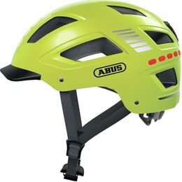 Abus Fahrradhelm "HYBAN 2.0 LED", L Kopfumfang: 56cm - 61cm, gelb, Helme