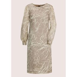 Madeleine Mode MADELEINE Damen Sommerkleid "Kleid Modernes Crash-Kleid mit Two-Tone-Effekt", wei&szlig;, Modern, Gr. 38, Obermaterial: 100% Polyester PES., Kleider, Kleid