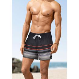 Quiksilver Herren Badeshorts "HINAKO VL 15 YM", schwarz, Gr. XXL, Obermaterial: 100% Polyester, Badehosen, sportliche Schnittform, aus Polyester