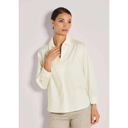 Madeleine Mode MADELEINE Damen Tunika "Hemdbluse Elegante Tunika mit Hemdkragen", wei&szlig;, Modern, Gr. 36, Obermaterial: 100% Baumwolle CO., Tuniken, L&auml;ssig weite