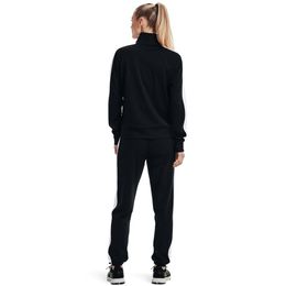 Under Armour Damen Trainingsanzug "TRICOT TRACKSUIT", schwarz-wei&szlig;, Gr. XXL, Obermaterial: 100% Polyester, Sportanz&uuml;ge, f&uuml;r vielseitige Aktivit&auml;ten,