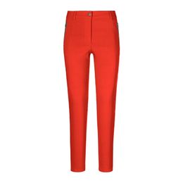 Madeleine Mode MADELEINE Damen Stoffhose "Hose Schmale Skinny-Hose, Zippertaschen", wei&szlig;, Modern, Gr. 19, Obermaterial: 74% Viskose CV. 23% Polyamid PA. 3% Elasthan