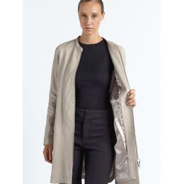 Maze Damen Ledermantel "4202040", beige, Gr. XXL, Obermaterial: 100% Lammleder. Futter: 100% Polyester, M&auml;ntel