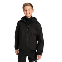 Killtec Jungen Regenjacke "KOS 153 BYS JCKT OT"schwarz, Gr. 164, Obermaterial: 88% Polyester, 12% Baumwolle. Futter: 100% Polyester, Jacken,