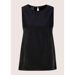 Madeleine Mode MADELEINE Damen Blusentop "Blusentop Elegantes Businesstop mit Rundhals", schwarz, Modern, Gr. 42, Obermaterial: 51% Lyocell CLY. 49% Viskose CV.,