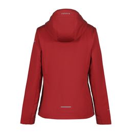 Icepeak Damen Softshelljacke "BOISE", rot, Gr. 42, Obermaterial: 100% Polyester, Jacken, wasserabweisendes Material, atmungsaktiv
