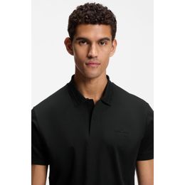 BOSS Green Herren Poloshirt "Porsche Spirit 70 Capsule Collection", schwarz, Gr. M, unifarben, Jersey, Obermaterial: 100% Baumwolle, Shirts, Premium