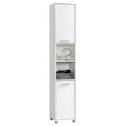 Hochschrank Procontour "Betty", wei&szlig;, B:35cm H:192cm T:34cm, Holzwerkstoff, Schr&auml;nke, Hochschrank, Breite 35 cm mit 6 F&auml;cher