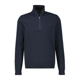 Lerros Herren Strickpullover "Flachstrick-Troyer in Gro&szlig;en Gr&ouml;&szlig;en"classic navy, Gr. XXXL, 100% Baumwolle, Pullover