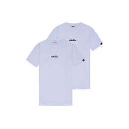 Ellesse Herren T-Shirt "T-Shirt OLLIO 2 TEE 2er Pack", wei&szlig;, Gr. XL, Obermaterial: 100% Baumwolle CO., Shirts