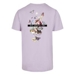 MisterTee Herren T-Shirt "MisterTee Herren Give Yourself Time Tee"lila, Gr. 4XL, bedruckt, 100% Baumwolle, Shirts