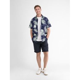 Lerros Herren Bermudas "Chino-Bermuda, ultra leicht und schnelltrocknend", blau, Gr. 33, 54% Baumwolle, 43% Nylon, 3% Elasthan, Hosen