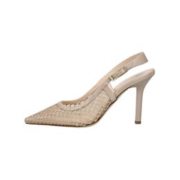 Nero Giardini Damen High-Heel-Pumps "Nero Giardini Pumps Leder/Textil", Gr. 39rosa, Leder, Textil, Schuhe
