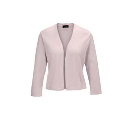 GOLDNER Damen Strickjacke "Wunderbar leichter Strick-Bolero", rosa, Gr. 44, Obermaterial: 84% Viskose CV. 16% metallisierte Fasern MTF.,
