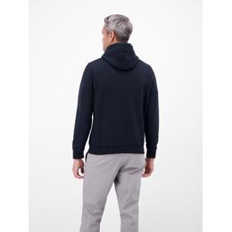 Lerros Herren Hoodie "Sweat Hoodie", schwarz, Gr. M, 50% Baumwolle, 50% Polyester, Sweatshirts, Weicher Hoodie, Kapuze mit Tunnelzug, dezentes Logo,