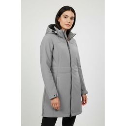 G.I.G.A. by Killtec Damen Softshellparka "GW 34 WMN SFTSHLL PRK", grau, Gr. 38, G.I.G.A. DX BY KILLTEC, Obermaterial: 93% Polyester, 7% Elasthan, Jacken