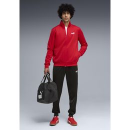 Puma Herren Trainingsanzug "ESS POLY SUIT", rot, Gr. S, unifarben, Trikot, Obermaterial: 100% Polyester, Sportanz&uuml;ge, Sportanzug, f&uuml;r entspannte