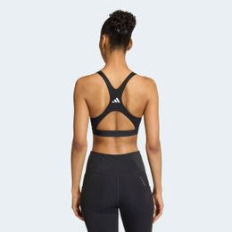 Damen Sport-BH "OPT ESS HS", adidas Performance, Gr. M, schwarz, Obermaterial: 85% Polyester, 15% Elasthan, BHs