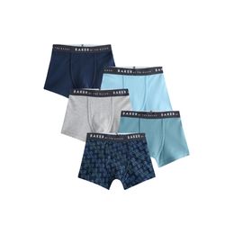 Baker By Ted Baker Boxershorts Jungen Gr&ouml;&szlig;e 152 marine / hellblau / grau / petrol