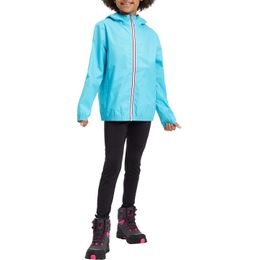 McKINLEY Jungen Regenjacke "Regenjacke Kereol II jrs", blau, Gr. 152, unifarben mit Farbeins&auml;tzen, Web, Obermaterial: 100% Polyester, Jacken, f&uuml;r