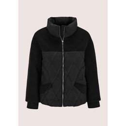 Madeleine Mode MADELEINE Damen Kurzjacke "Winterjacke Elegante Daunenjacke f&uuml;r kalte Tage", schwarz, Modern, Gr. 34, Obermaterial: 57% Polyester PES. 36% Wolle mw.