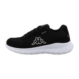 Kappa Damen Sneaker "Majira", Gr. 42, schwarz-wei&szlig;, Synthetik, Schuhe