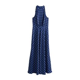 next Kleid Damen Gr&ouml;&szlig;e 34 navy / himmelblau Winterkleid