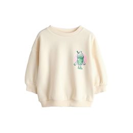 next Sweatshirt M&auml;dchen Gr&ouml;&szlig;e 92 creme / hellgr&uuml;n / dunkelgr&uuml;n / pastellpink