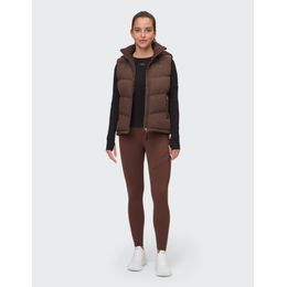 Venice Beach Damen Steppweste "D WESTE ISSI", braun, Gr. L, Obermaterial: 100% Polyester, Westen, mit Rei&szlig;verschluss, aus Polyester, normale