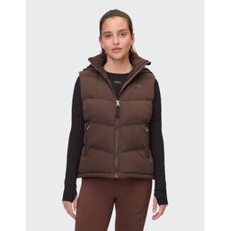 Venice Beach Damen Steppweste "D WESTE ISSI", braun, Gr. L, Obermaterial: 100% Polyester, Westen, mit Rei&szlig;verschluss, aus Polyester, normale