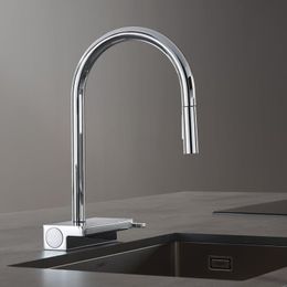 Hansgrohe Aquno Select M81 K&uuml;chenarmatur, mit sBox, ausziehbar, schwenkbar, 73831000, sBox