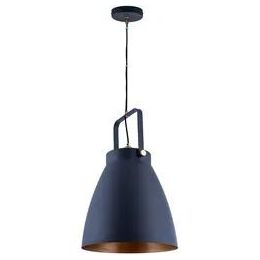Paco Home Pendelleuchte "BOONE PD", grau (anthrazit), 1, &Oslash; 39cm H: 58cm, Leuchten, Stehleuchte Modern Wohnzimmer Industrial Scheinwerfer Design E27, Pendelleuchte