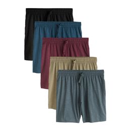 next Pyjamashorts Herren Gr&ouml;&szlig;e XL taupe / dunkelgrau / petrol / bordeaux / schwarz