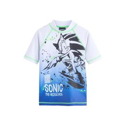 next Shirt Jungen Gr&ouml;&szlig;e 98 blau / neongr&uuml;n / schwarz / naturwei&szlig;
