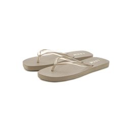 LSCN BY LASCANA Badezehentrenner 'Flip-Flops, Badelatsche, Badeschuhe, Sandale, Pantolette, Badeschlappe' grau Gr. 36 f&uuml;r Damen