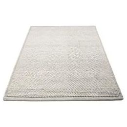 Wollteppich OTTO HOME "Seebu Loop", wei&szlig;, B:70cm H:10mm L:140cm, Schurwolle, Teppiche, reine Schurwolle, Kurzflor, grobe Struktur