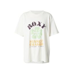 Roxy T-Shirt Damen Gr&ouml;&szlig;e XXL dunkelbraun / mint / orange / wei&szlig;