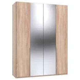 Kleiderschrank wimex "New York", braun (struktureichefarben hell), B:180cm H:234cm T:58cm, Schr&auml;nke, Kleiderschrank