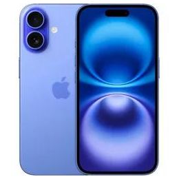 Apple Smartphone "iPhone 16", Energieeffizienz: B (A-G), blau (ultramarin), 128 GB, Mobiltelefone, Topseller