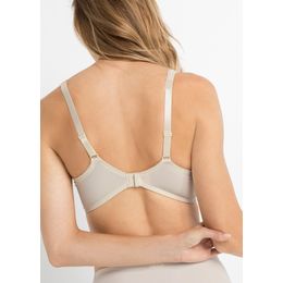 bonprix Damen Minimizer-BH "Minimizer-BH mit gepolsterten Tr&auml;gern (2er Pack)", Gr. 95, beige, Obermaterial: 80% Polyamid, 20% Elasthan. Futter: 100%